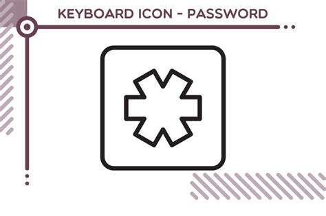 Keyboard Icon Password Graphic By Freddyadho · Creative Fabrica