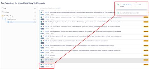 [xray 5567] create test here feature from test repository is not