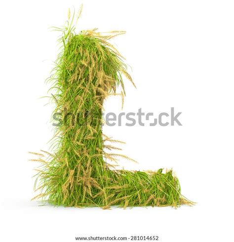 3d Decorative Nature Letter L Stock Illustration 281014652 Shutterstock