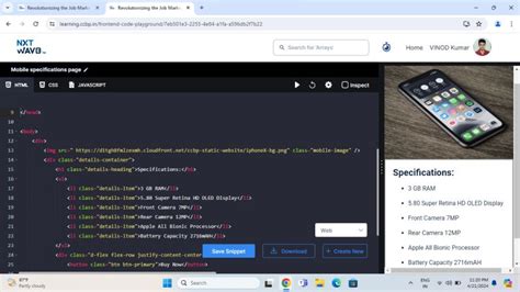ccbp nxtwave 30daysofcodechallenge ccbp day18 html css