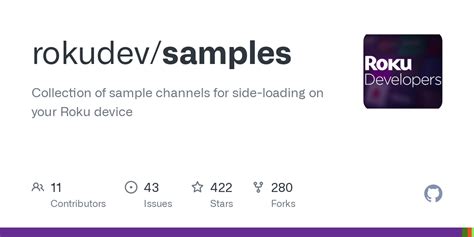 Github Rokudev Samples Collection Of Sample Channels For Side Loading On Your Roku Device