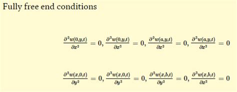 Solving Rectangular Plates Vibrations Wave Equation Mathematica Stack