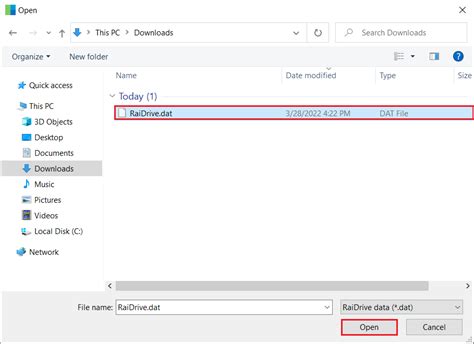 Export Import RaiDrive GUI