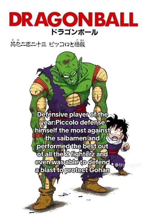 Giving Db Characters Nfl Awards R Dragonballsuper