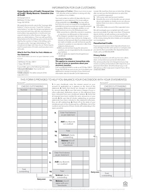 Fillable Online Statement Of Billing Rights Heloc Disclosure Fax Email Print Pdffiller