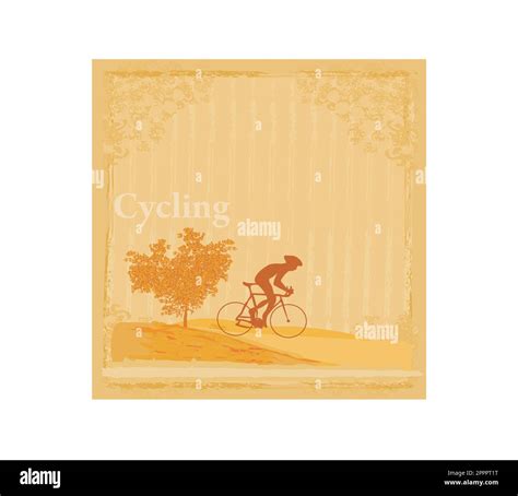 Cycling Grunge Poster Template Stock Vector Image And Art Alamy