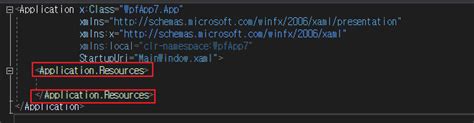 c wpf StaticResource란 DynamicResource 비교