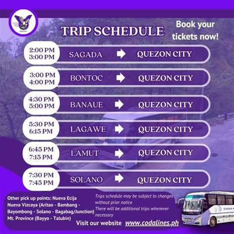 Manila To Sagada Direct Bus Schedules And Fares Philippine Beach Guide