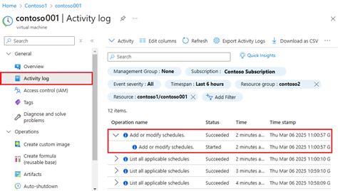 랩 및 가상 머신의 자동 종료 정책 구성 Azure Devtest Labs Microsoft Learn