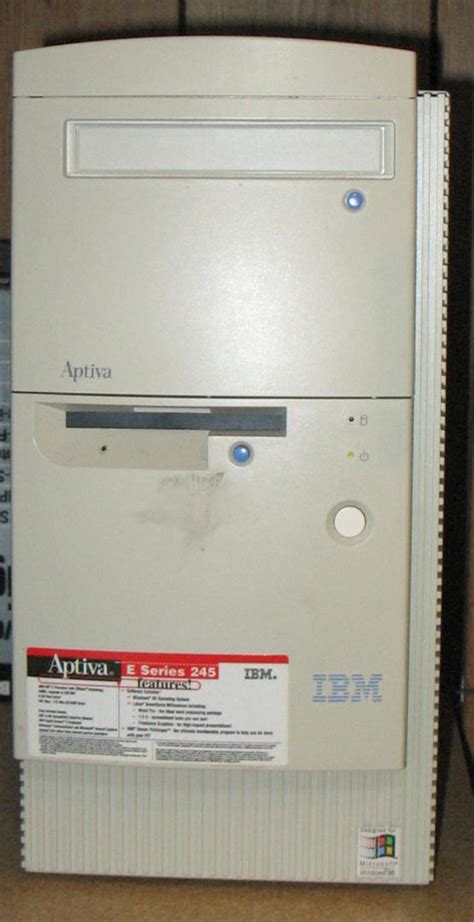 Vintage Ibm Aptiva Computer E Series 245 Keyboard Speakers Software