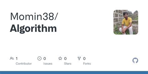 Github Momin38algorithm