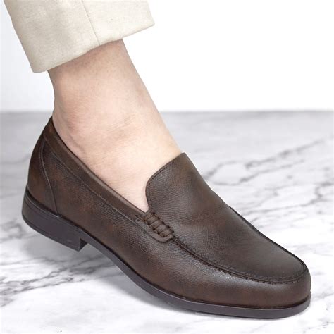 허시파피 남성 캐주얼 엠보 가죽 구두 Mp508e 데일리 로퍼 이랜드몰