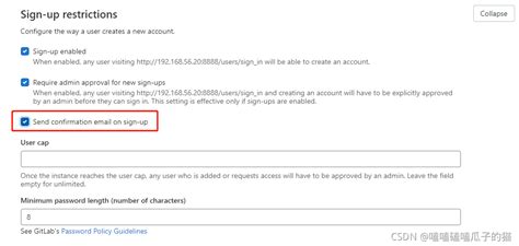 配置gitlab的邮件服务，并开启邮箱的验证通知功能gitlab 邮件通知 Csdn博客
