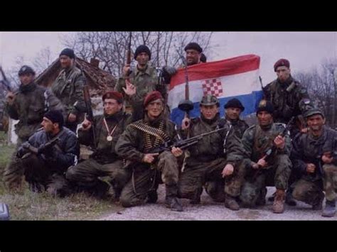 Hos Boj Za Hrvatsku Croatian War Footage Youtube
