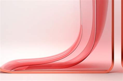 3d 제품 디스플레이와 빈 복사 공간이 있는 투명한 유리 포디움 프리미엄 사진