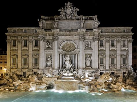 Trevi Fountain At Night Ed O Keeffe Photography