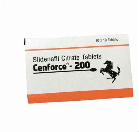 200mg Cenforce Sildenafil Citrate Tablets At ₹ 349box Sildenafil