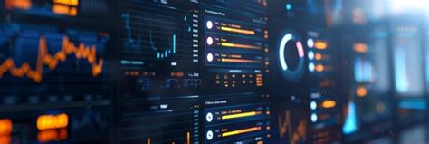 A Futuristic Computer Monitor Showing A Dynamic Abstract Network