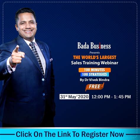 harsh chauhan on linkedin sales drvivekbindra business