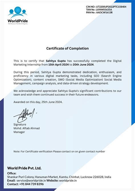 Sahitya Gupta On Linkedin Digitalmarketing Internship