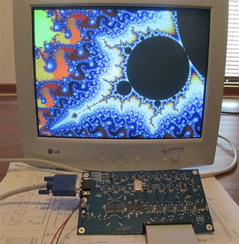 vga graphics card in 74xx logic hackaday