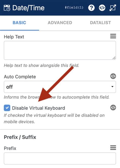 Disable The Virtual Keyboard On Mobile Devices For Date Time Fields WS Form