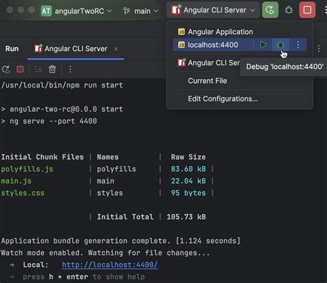 Run And Debug Angular Applications Webstorm Documentation