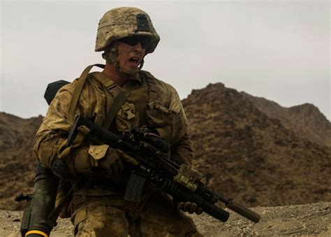U S Marine With Bravo Company 1st Battalion 2nd Marine Regiment