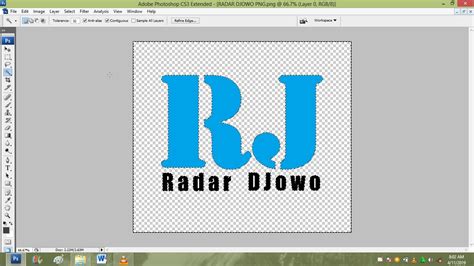 Cara Mudah Membuat Gambar Jadi Transparan Dengan Cs Photoshop Radar Djowo
