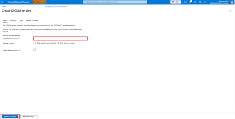 Deploy The Dicom Service By Using The Azure Portal Azure Health Data Services Microsoft Learn