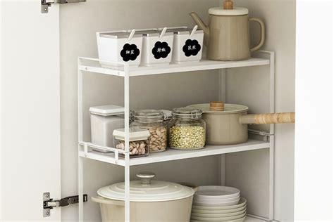 권스 튼튼한 그릇 접시 냄비 정리대 선반 상하부장 완벽 정리 필수템 단수조절가능 위시버킷