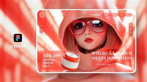 Modern Cosmetic Website UI Design In Figma Step By Step Web Design
