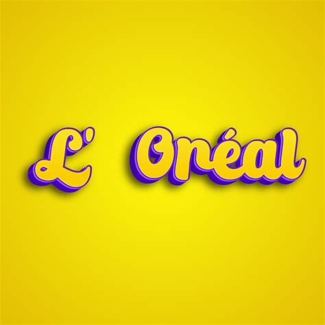 Premium Photo Loral Typography 3d Design Yellow Pink White Background