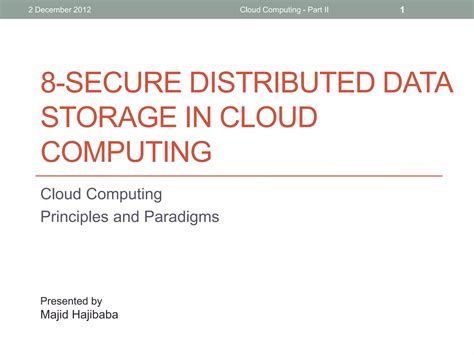 8 secure distributed data storage in cloud computing pptx cloud