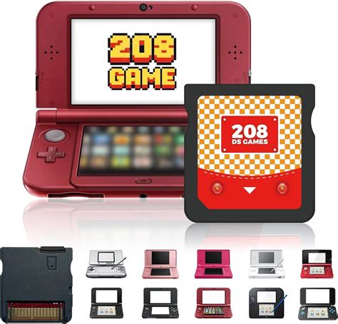 Ds Game，208 In 1 Super Combo Game Cartridge，contains 208 3ds Games