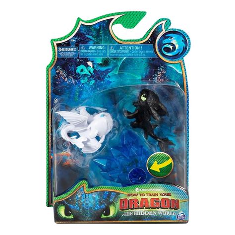 Set De Figuras Spin Master Chimuelo Y Furia Luminosa 3 Pulgadas