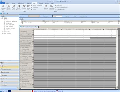 Data Query Matrix Coding Query