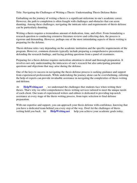 Thesis Defense Rules Pdf Thesis Microsoft Power Point