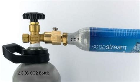 Soda Stream Cylinder Refill Adapter Gas Co2 Completely Suit 60l Aussie