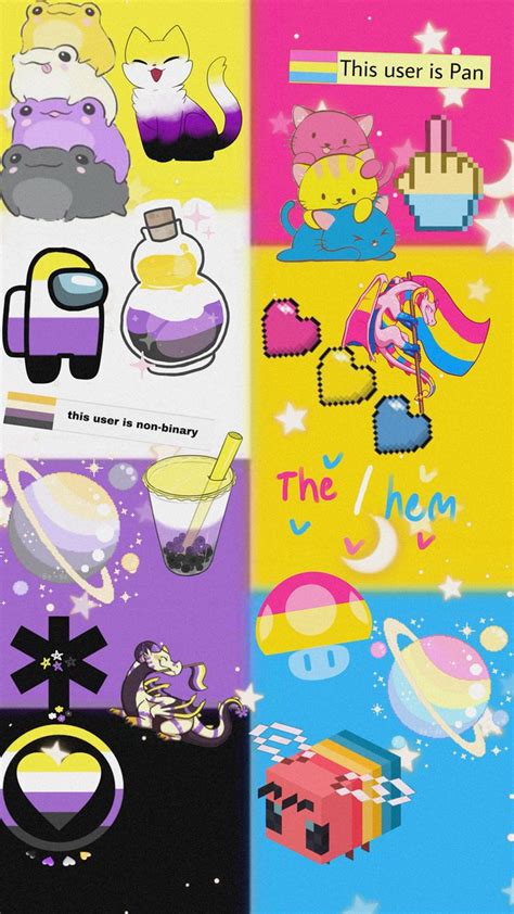 Pansexual And Non Binary Wallpaper Non Binary Wallpaper Pansexual Binary