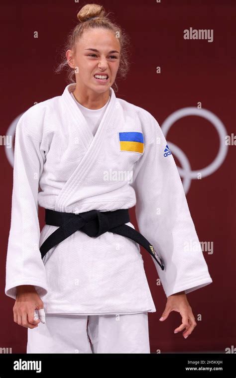 July 24th 2021 Tokyo Japan Daria Bilodid Of Ukraine Ahead Of The Judo Women 48 Kg