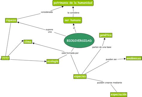 Mapa Conceptual De La Biodiversidad En Mexico Arbol