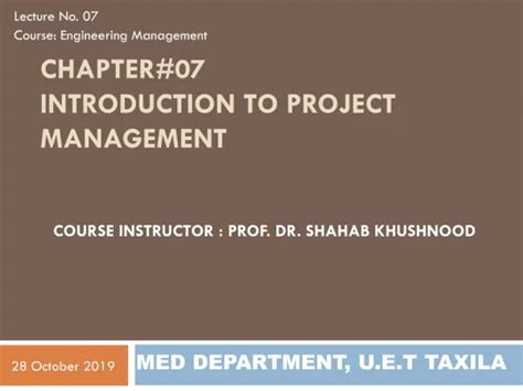 Ppt Chapter 1 Introduction To Project Management Powerpoint Presentation Id 1661980