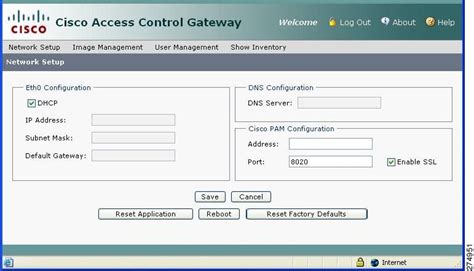 Installing And Configuring The Cisco Physical Access Gateway Cisco