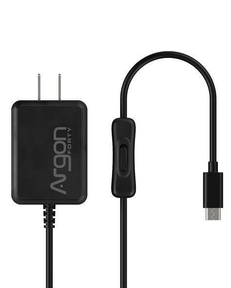 Argon Usb C Power Supply With Switch Raspberry Pi 4 Power Supply For Sale North Las Vegas