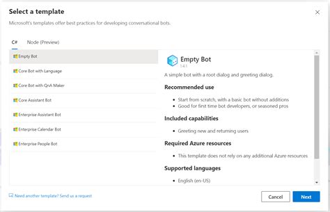 Unable To Create New Bot · Issue 9333 · Microsoftbotframework