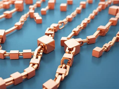 Premium Ai Image Title Blockchain Concept Chain Of Network Connections