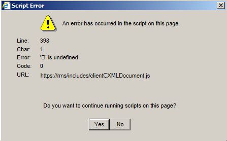 Javascript IE 11 An Error Has Occurred In The Script On This Page