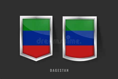 Vector Illustration Of Dagestan Label Logo Dagestan Badge Sign