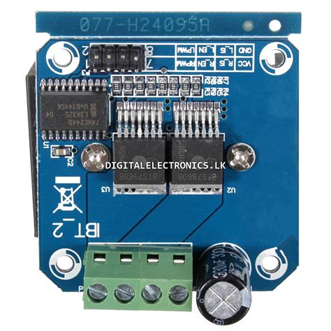 Bts7960b H Bridge 43a Motor Driver Module Digitalelectronics Lk